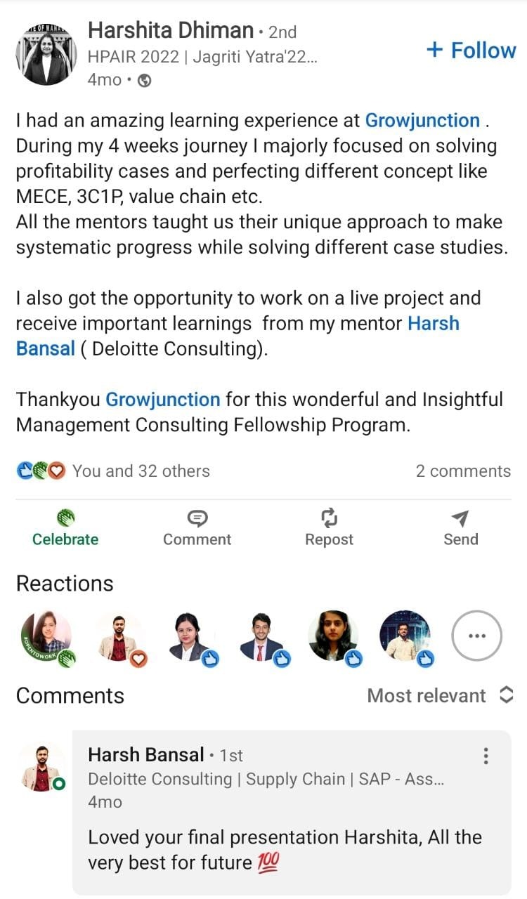 Management Consulting Fellowship Program Batch8